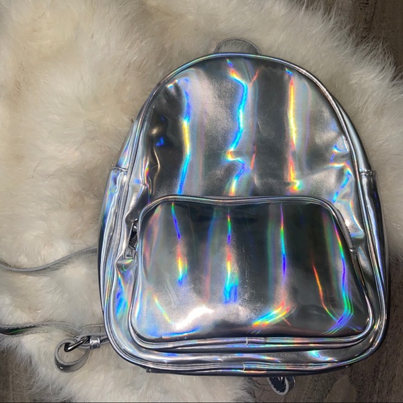 Forever 21 | Bags | Holographic Mini Backpack | Poshmark